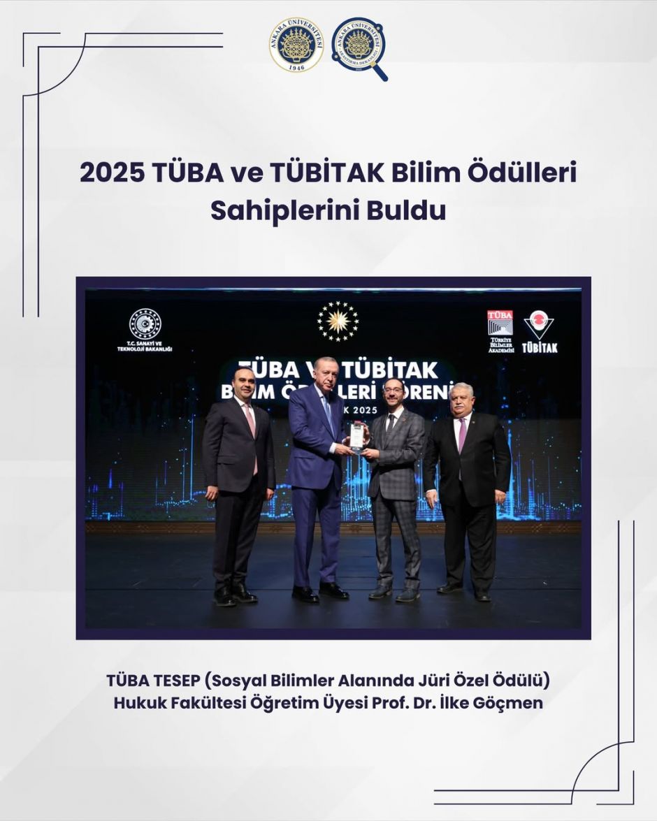 The 2025 TÜBA and TÜBİTAK Science Awards Have Found Their Winners ...
